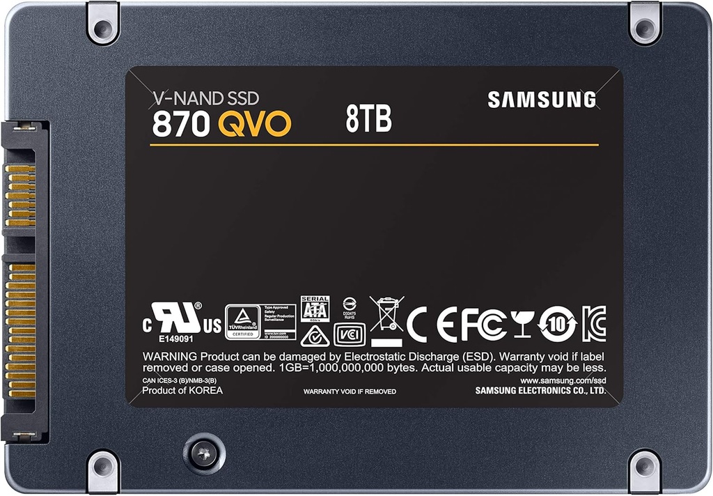 Samsung 870 QVO 8TB SATA 6Gb/s SSD